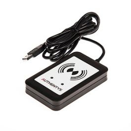 Authentys RFID desktop reader Mifare HID black USB